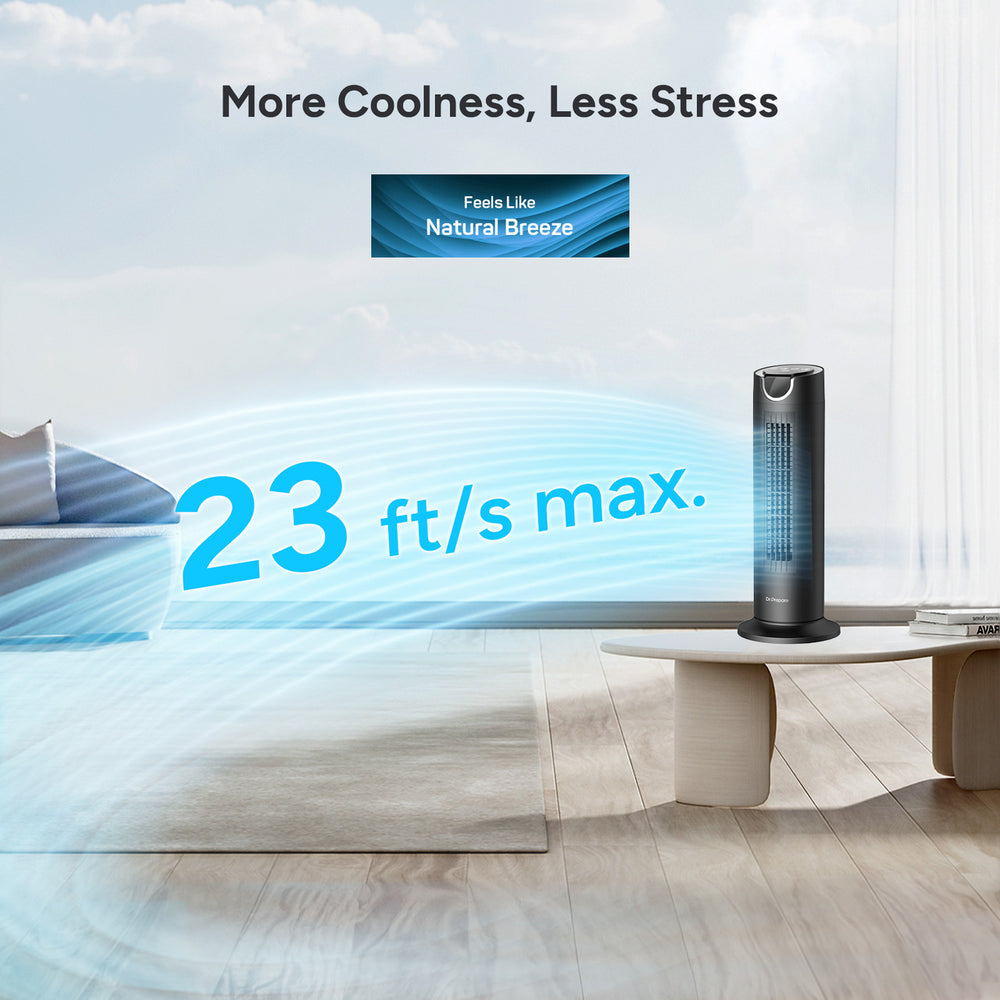 16 inch Tower Fan with 12W DC Motor | Dr.Prepare