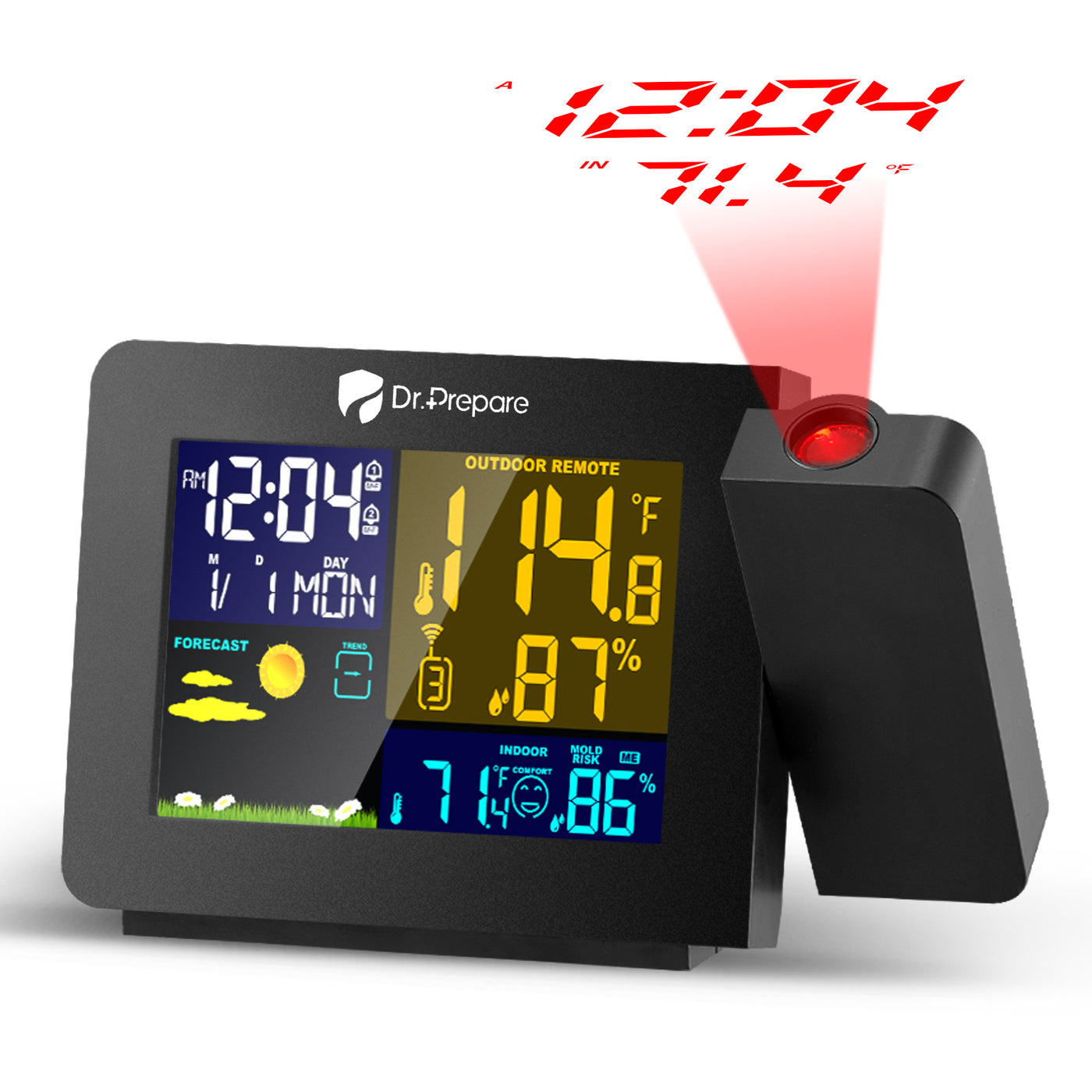 Projection Alarm Clock 002 | Dr.Prepare