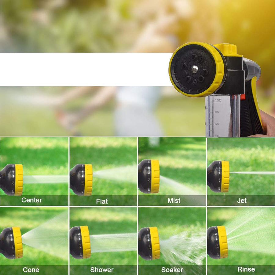 Garden Foam Nozzle Sprayer with 10 Watering Patterns and 5 Spray ...